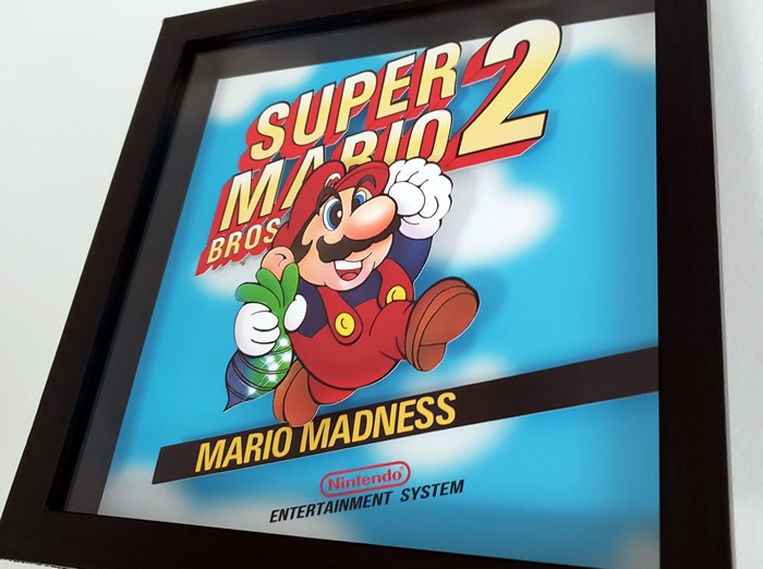 Super Mario Bros. 2 (Cover Art) – Retro Games Crafts